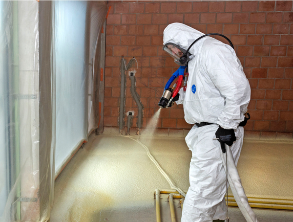 What causes a bad spray pattern from the tip?