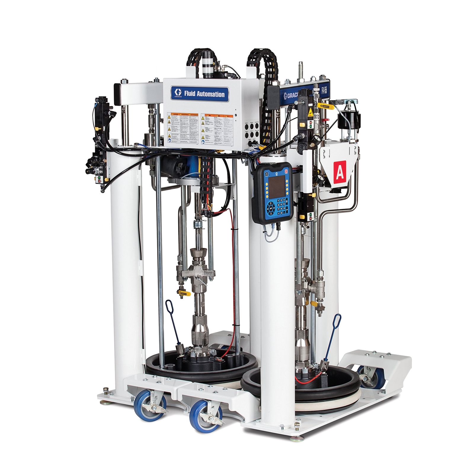 1:1 Ratio 55 gal (200 liter) F4 Fluid Automation System with Casters