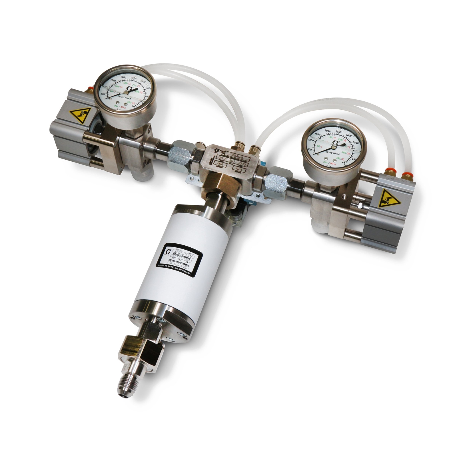 Straight Thread Multi-pass Mixing Stack with A/B Shut Off valves and ...