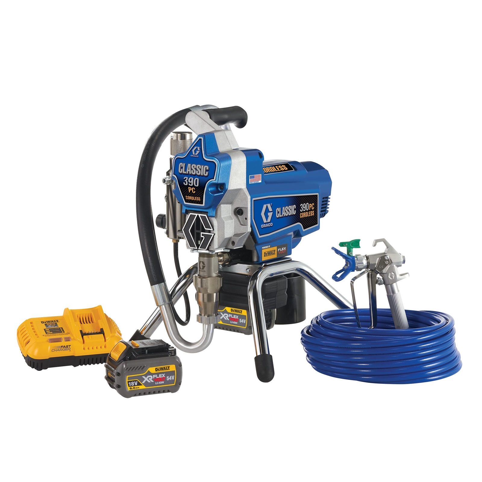 Classic 390 PC electric airless sprayer stand 230V UK