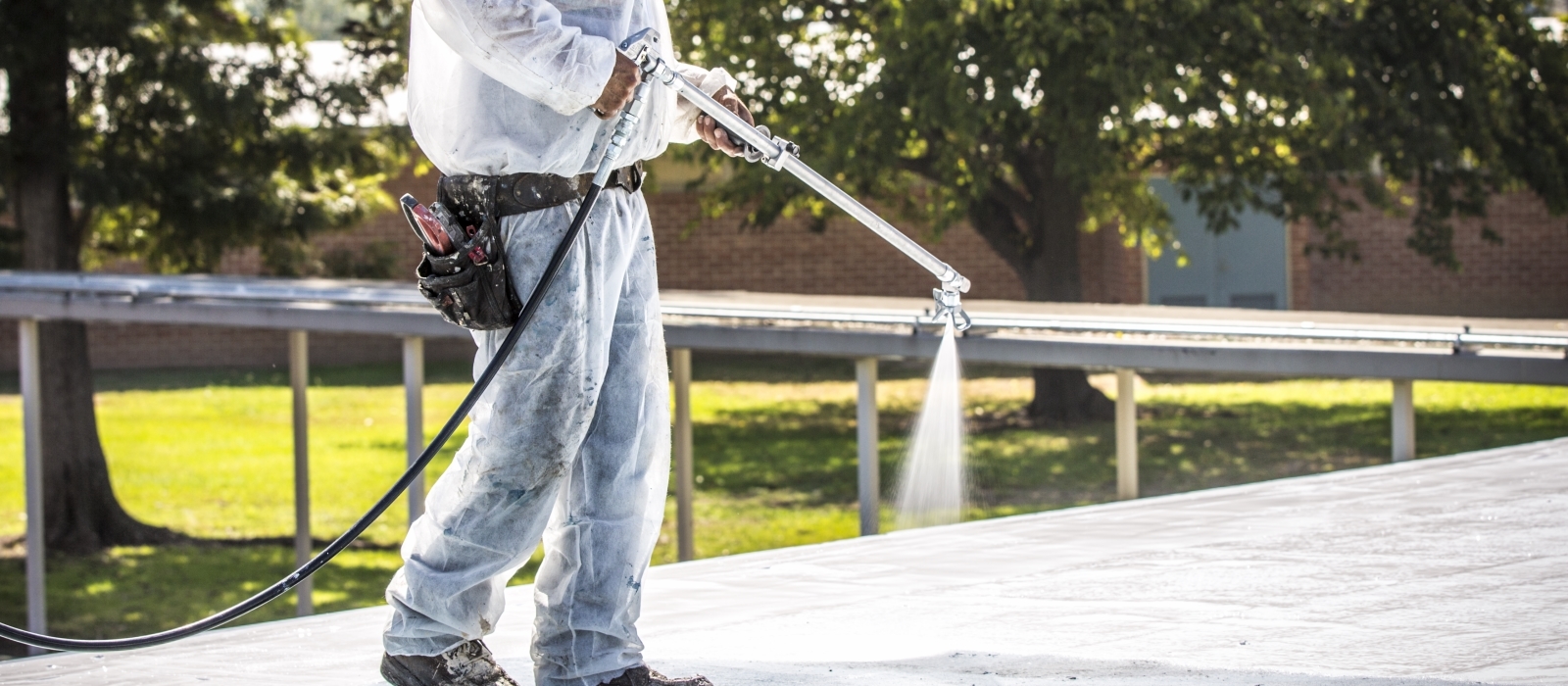 Roof Coating Sprayers – Spray Systems for Roof Sealants & Coatings