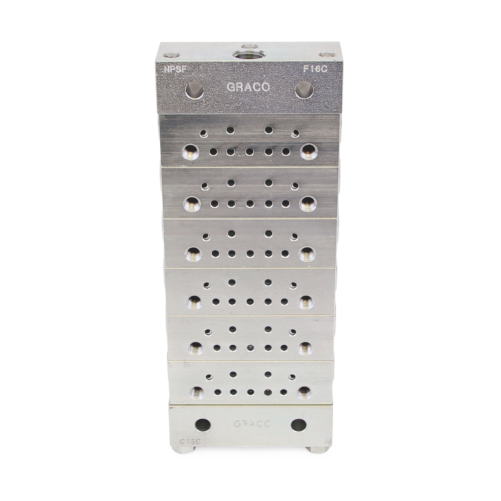 Trabon® MSP Divider Valve - 6 Section Base Plate Assemblies - NPSF