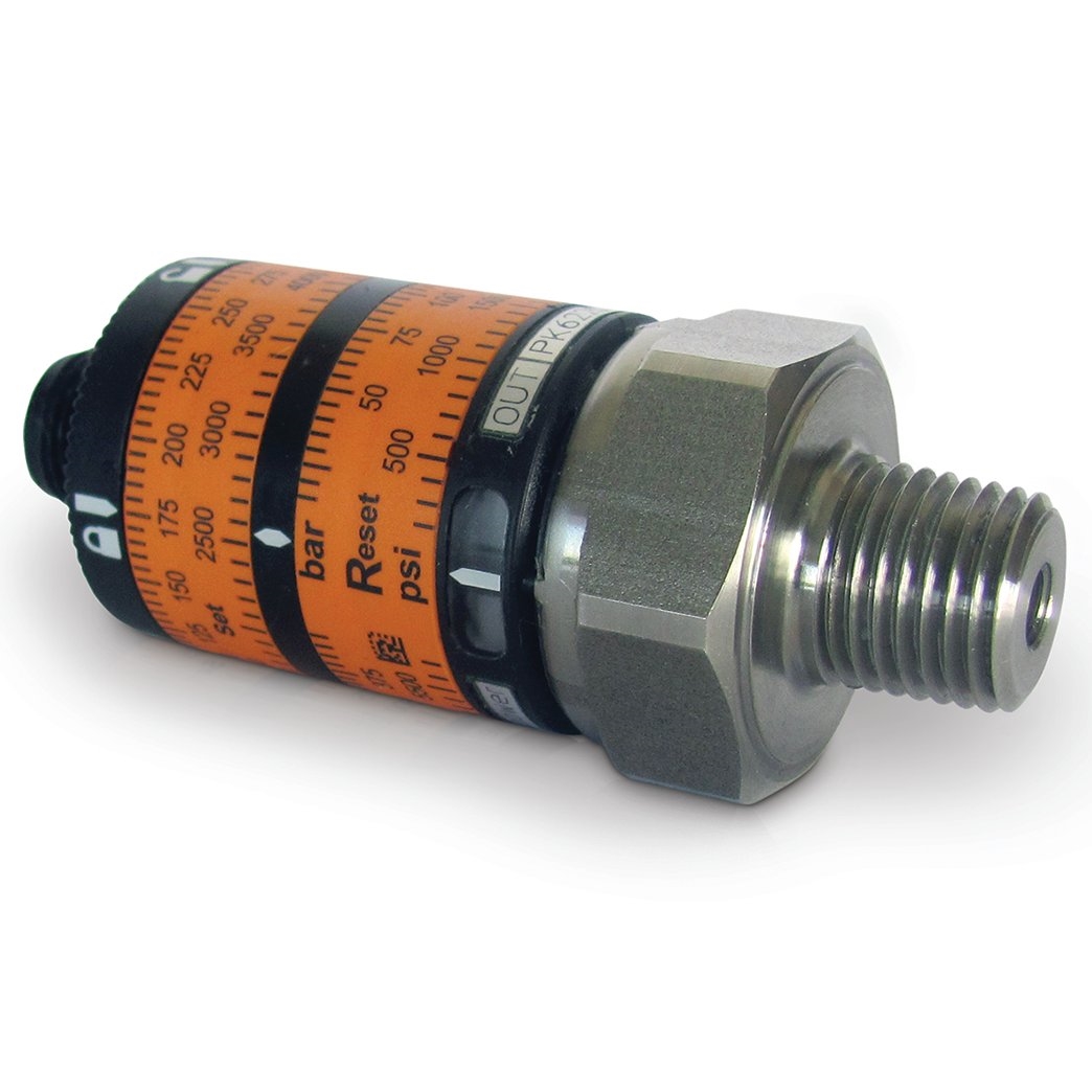 General Pressure Switch, 1/4 NPT Male, 9.6-32 VDC, 4-Pin, M12 Micro ...