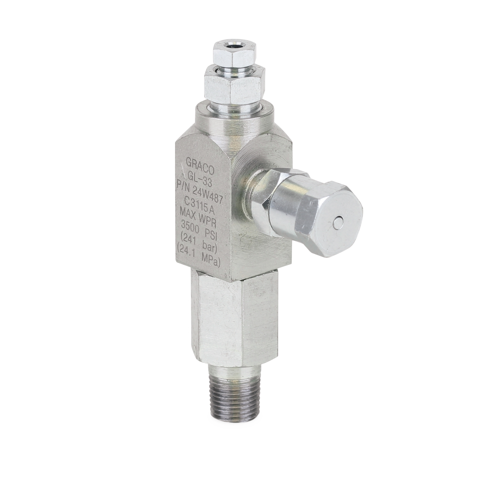 GL-42™ Stand Alone Grease Injector, Carbon Steel, 1/8 NPT x 1/8