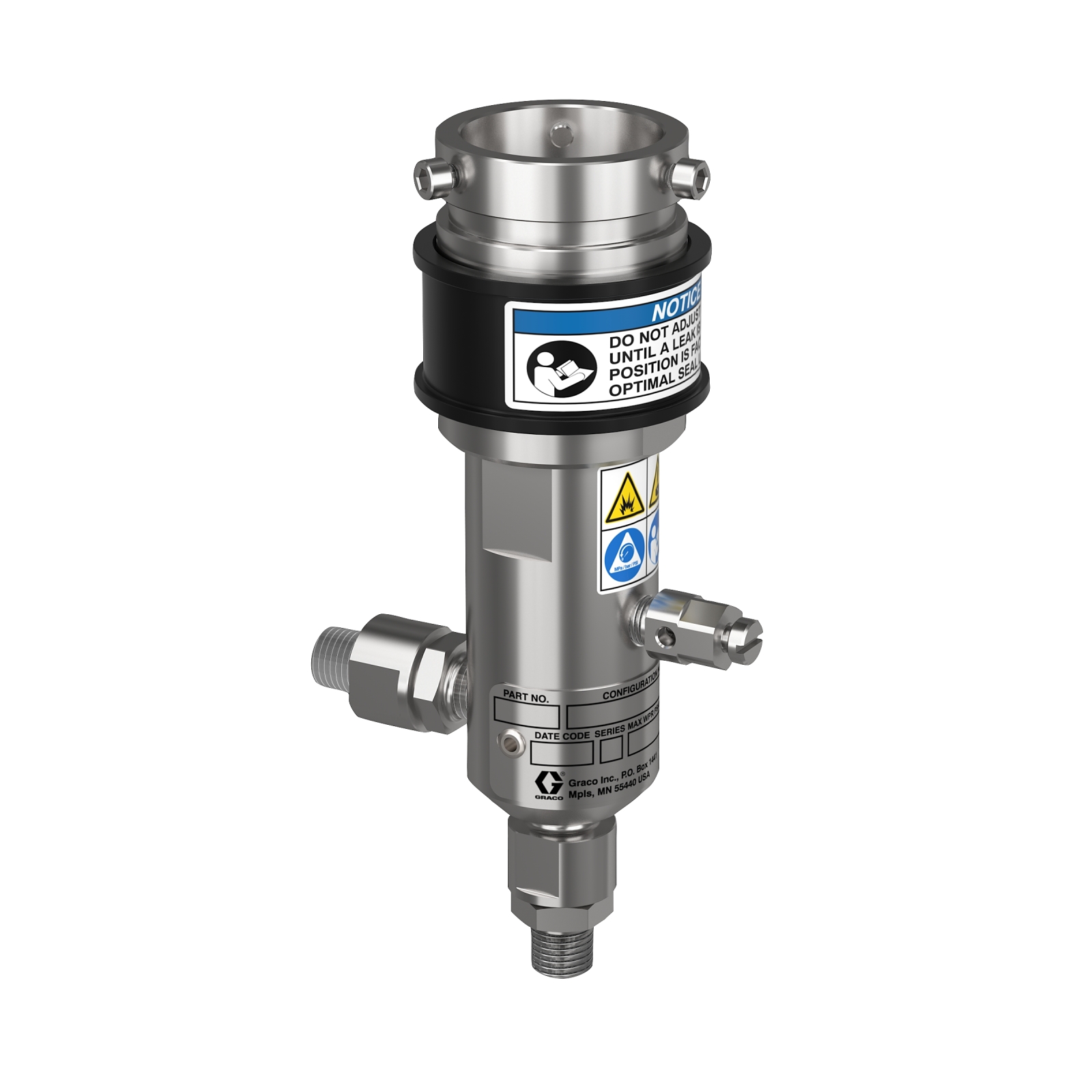 Wolverine® Advanced Fluid Module, 1/4 in Plunger, HNBR Seals, Chromex ...