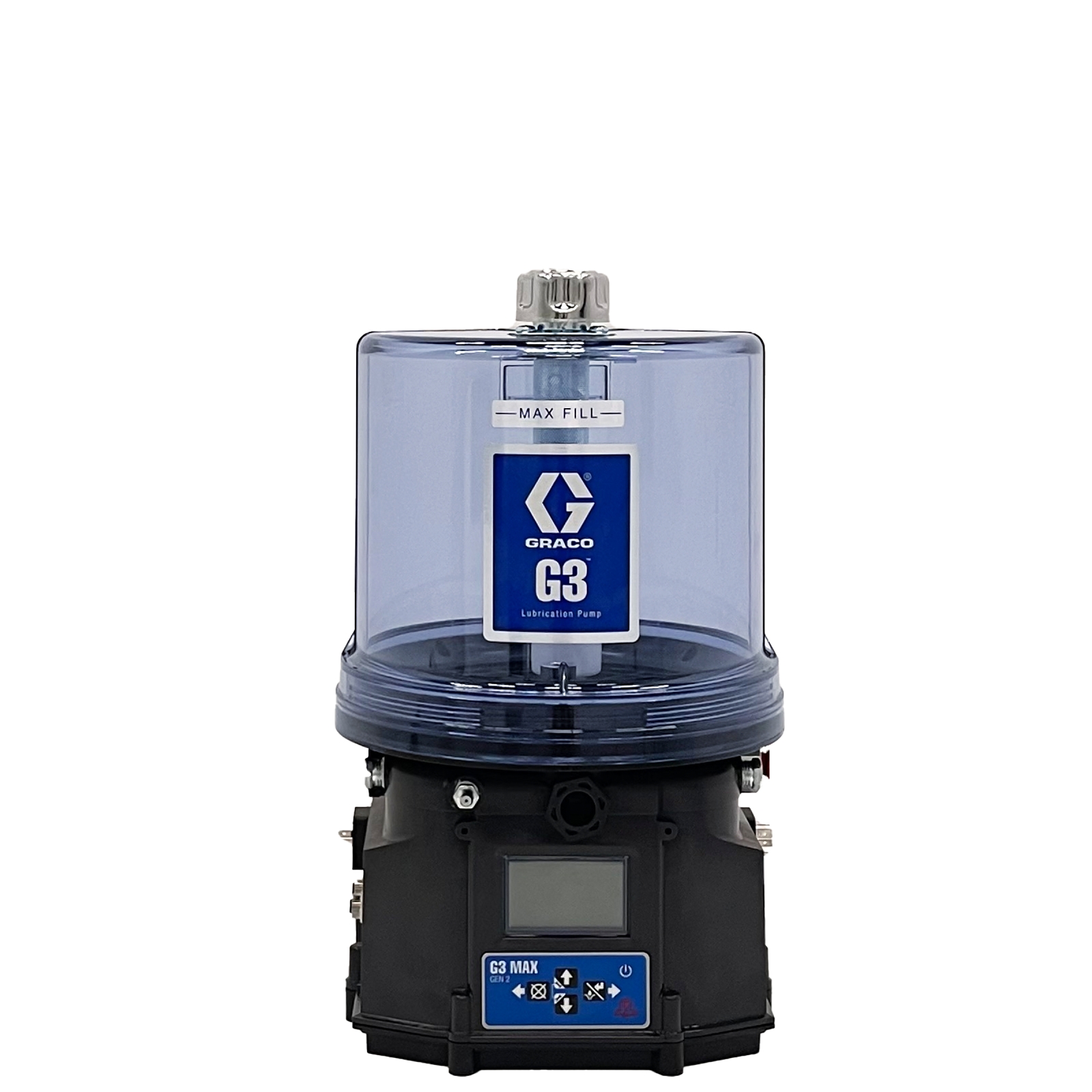 Bomba de lubricación de aceite G3® Max con todas las funciones, 90-240 VCA, depósito de 8 litros ...