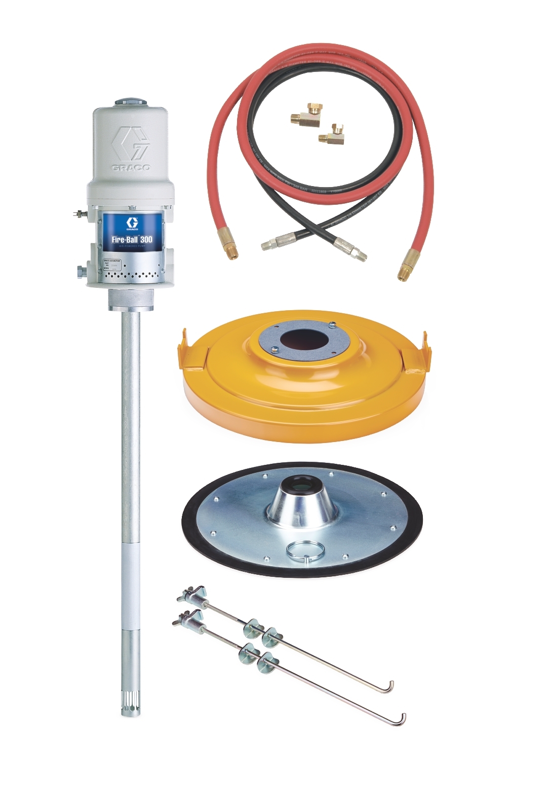 Fire-Ball® 300 Series 50:1 120 lb. (54 kg) Grease Pump - Lube Truck Package