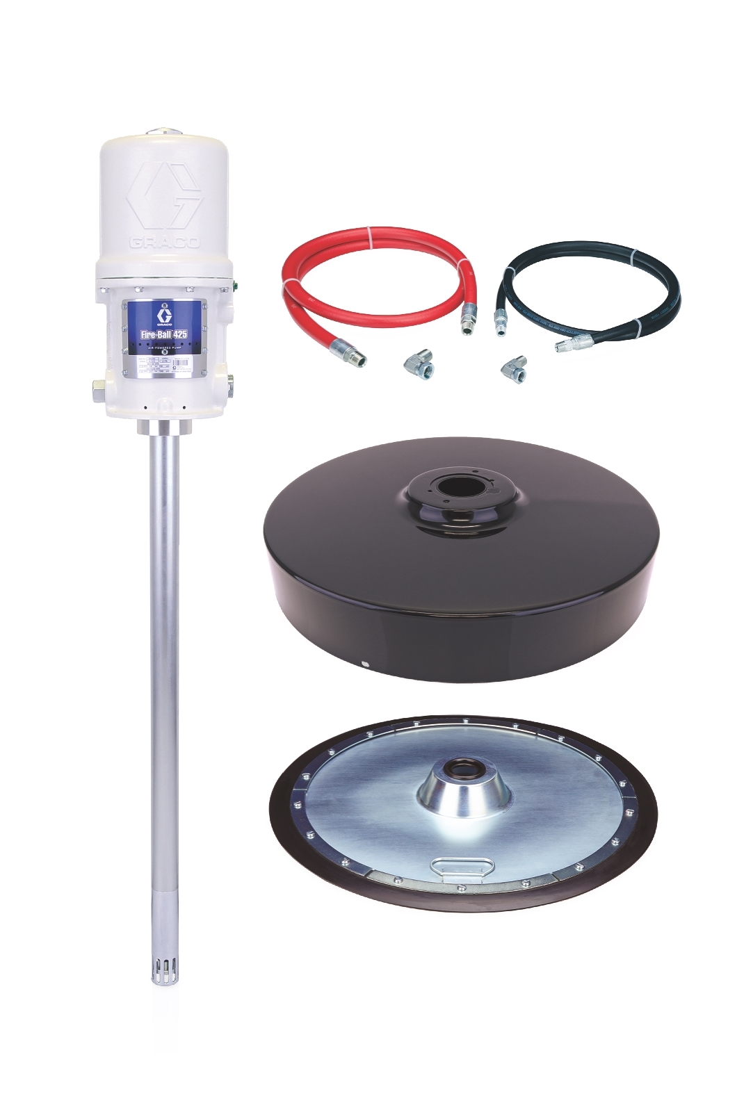 Fire-Ball® 425 Series 50:1 400 lb. (181 kg) Grease Pump - Stationary ...