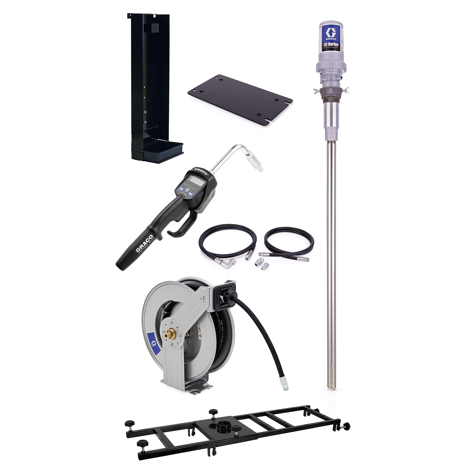 LD Series 5:1 Stationary 1040 Litre (275 Gallon) Oil Pump Package - NPT