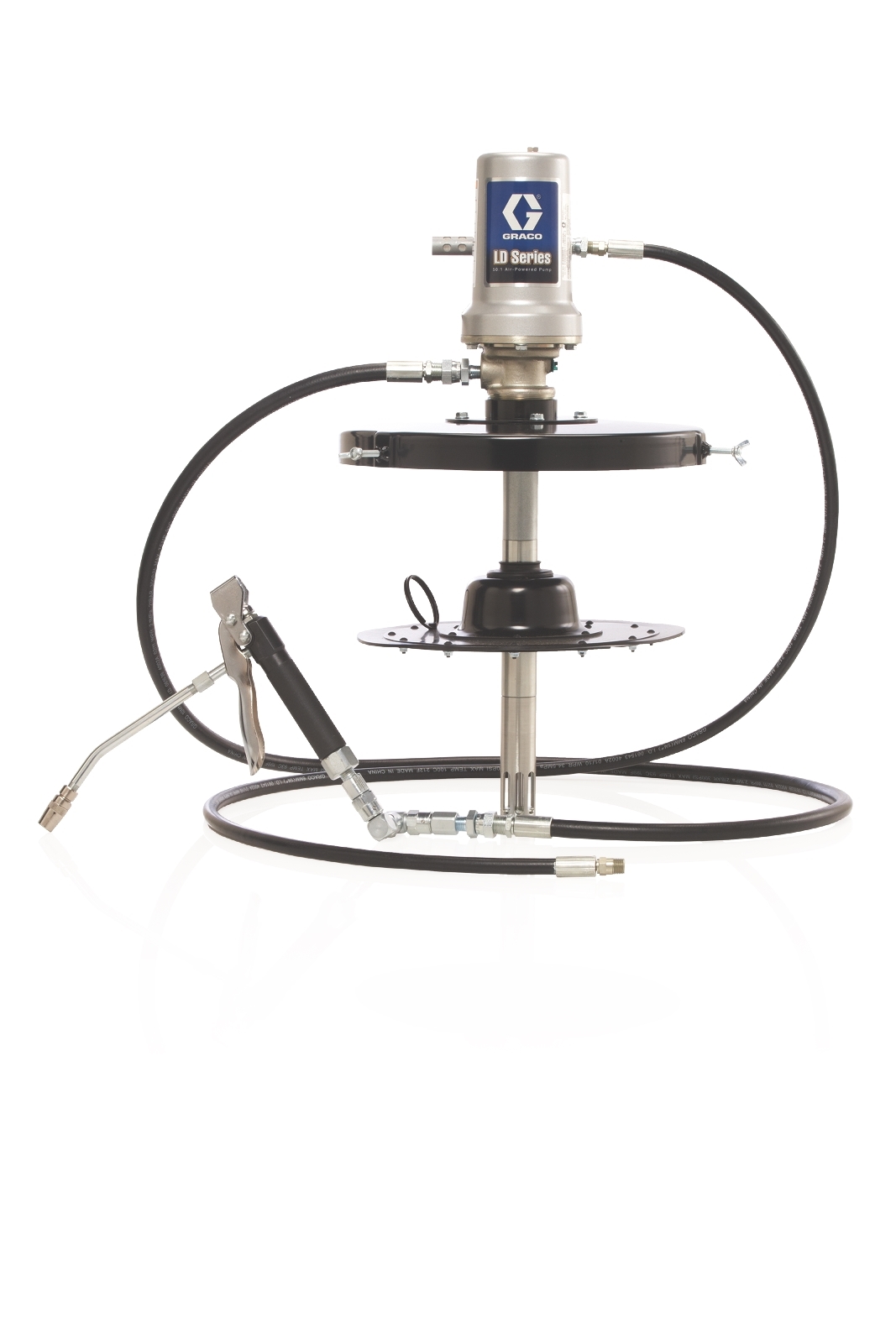 LD Series 50:1 35 lb (16 kg) Grease Pump - Stationary Package