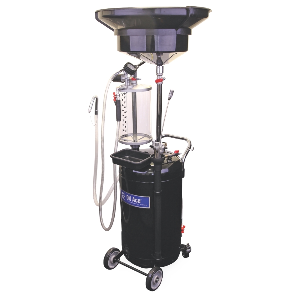Waste Oil Evacuation System with 24 gal (90 l) Steel Tank, Suction ...