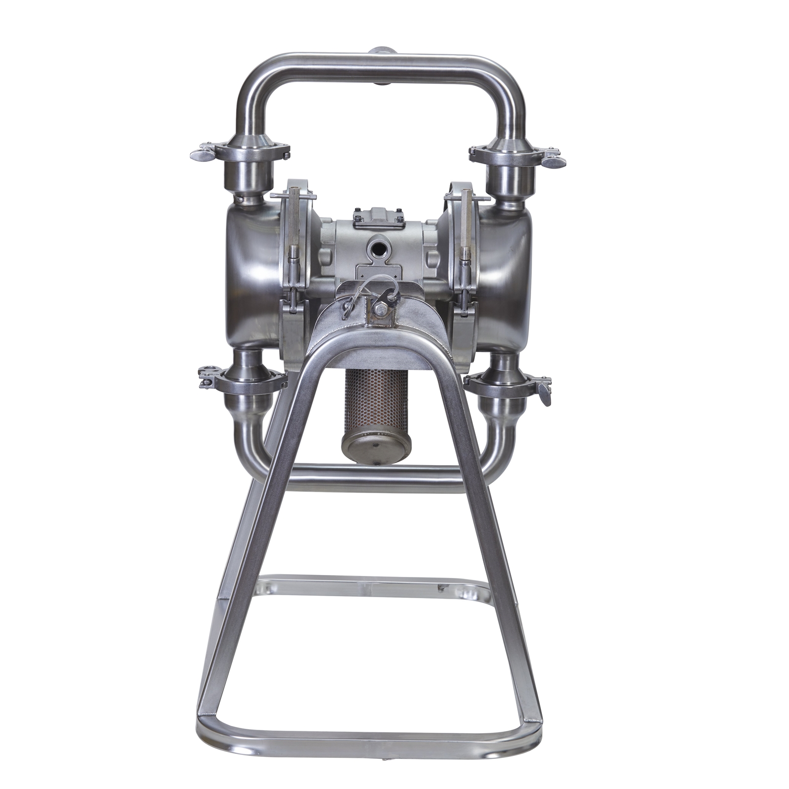 SaniForce 1590, 1.5 HS SST Pneumatic Diaphragm Pump, SS Center, FL ...