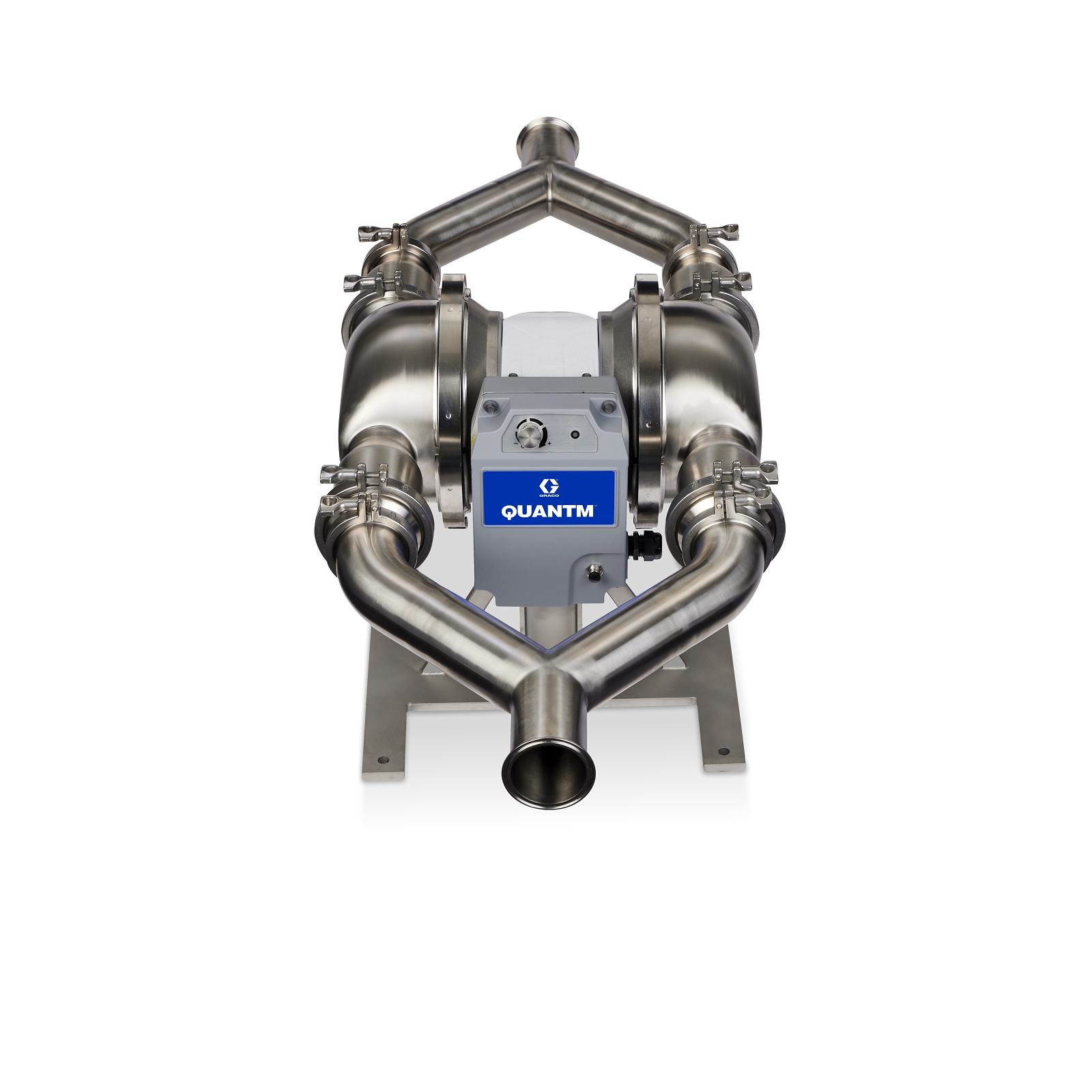 QUANTM h120, 3 Tri-clamp, HS SST Electric Diaphragm Pump, 380-480 V ...