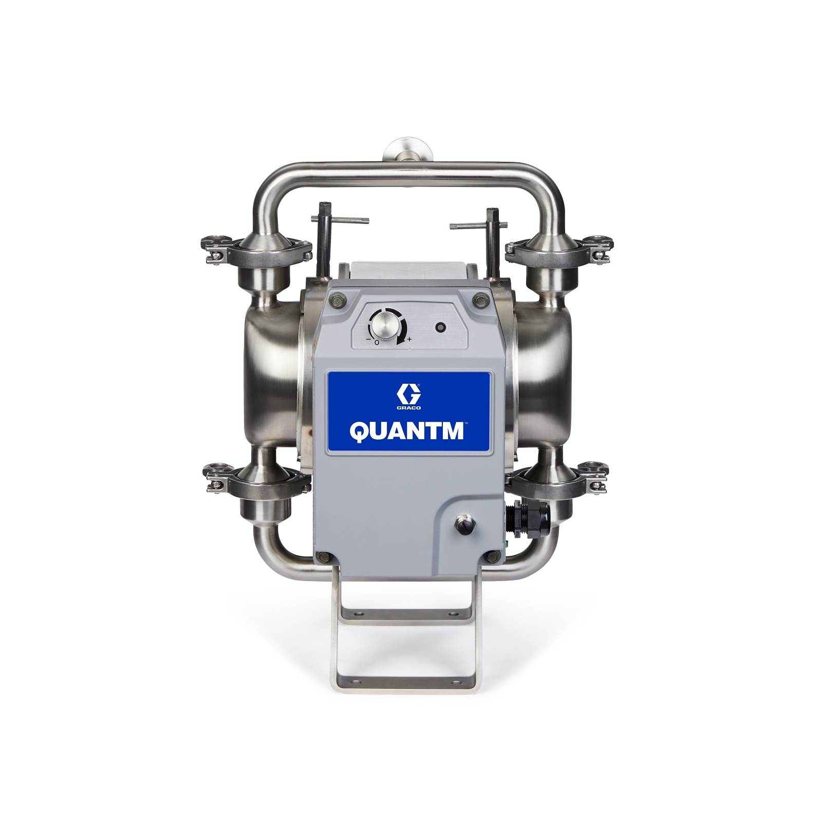 QUANTM h30, 1 Tri-clamp, HS SST Electric Diaphragm Pump, 380-480 VAC ...