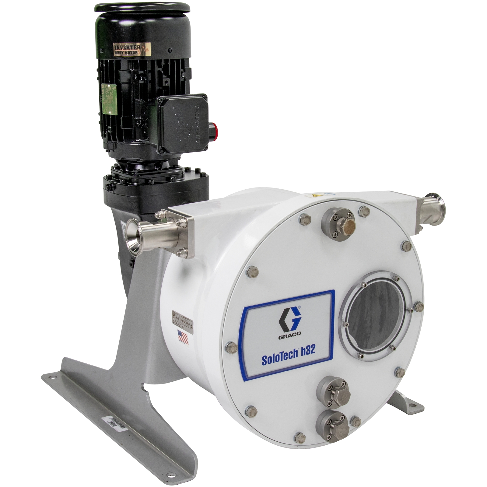 SoloTech™ h32 Peristaltic Pump, 0.5 hp AC motor with low-speed gear ...